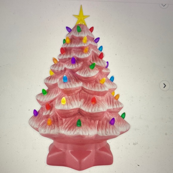 Mr christmas | Holiday | Mr Christmas Pink Ceramic 4 Inch Battery ...